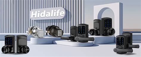 Hidalife Keyless Entry Door Lock Keypad Door Lock With Handle Smart