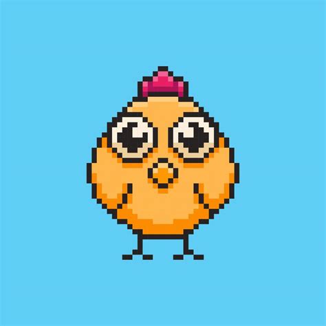 Pixel Art A Chicks Game Asset Design 60608307 Vector Art At Vecteezy