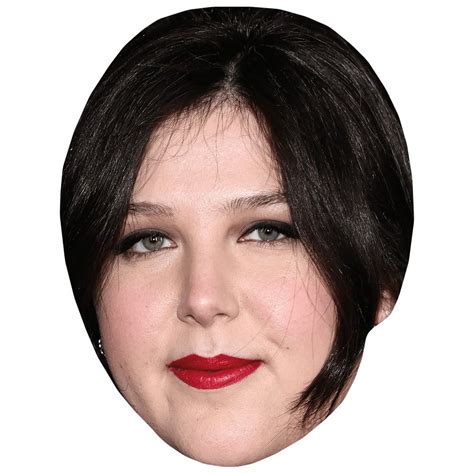 Lucy Dacus Lipstick Mask Celebrity Cutouts