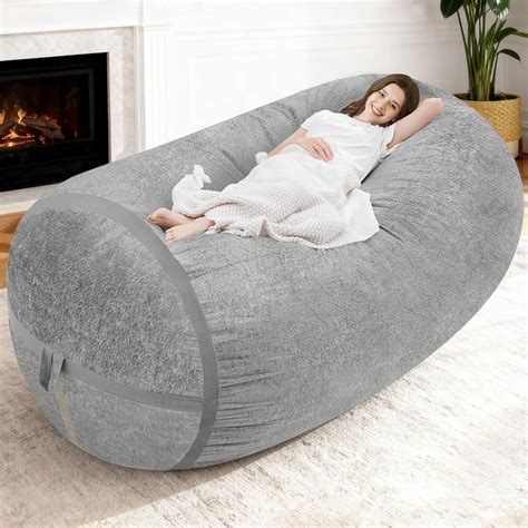 Homguava 6ft Bean Bag Chair Giant Bean Bag Chairs For