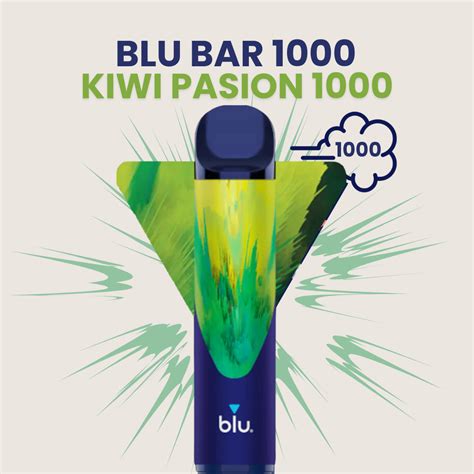 Blu Bar 1000 Kiwi Pasion 0mg Ml 20 Mg Ml