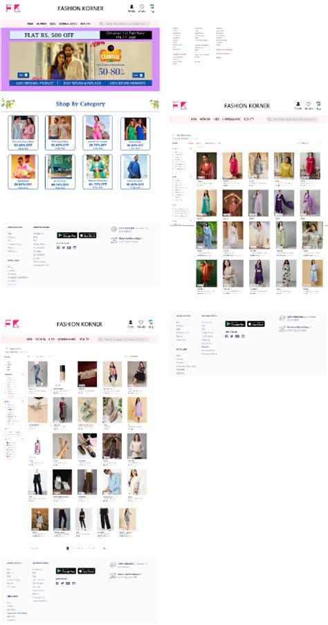 E Commerce Fashion Store Prototype Figma