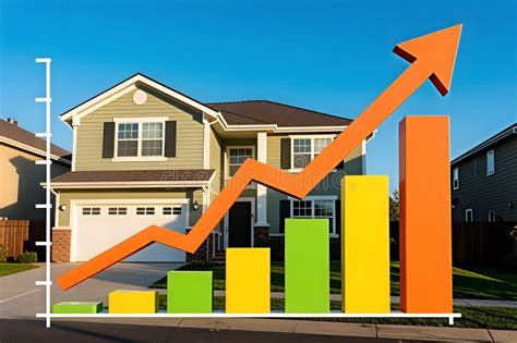 Property Values Are Represented With An Upward Trending Arrow And Color