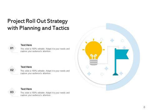 Roll Out Strategy Management Assessment Implementation Individual Circular Gear Presentation