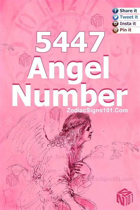 5447 Angel Number Spiritual Meaning And Significance - ZodiacSigns101