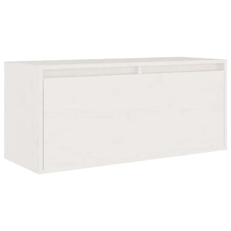 Buy Vidaxl Tv Cabinets 4 Pcs White Solid Wood Pine At Barbeques Galore