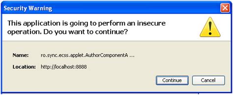 Preventing User From Annoying Java Applet Messages Or Operation “rescuing Your User” Vol1