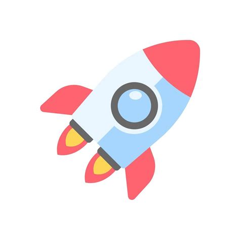 Rocket Launching Into Space Business Start Up Idea 10510943 Vector Art