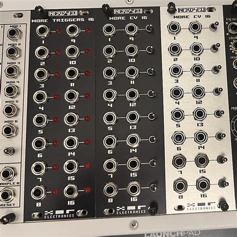 xor electronics nerdseq more triggers 16 expander black reverb