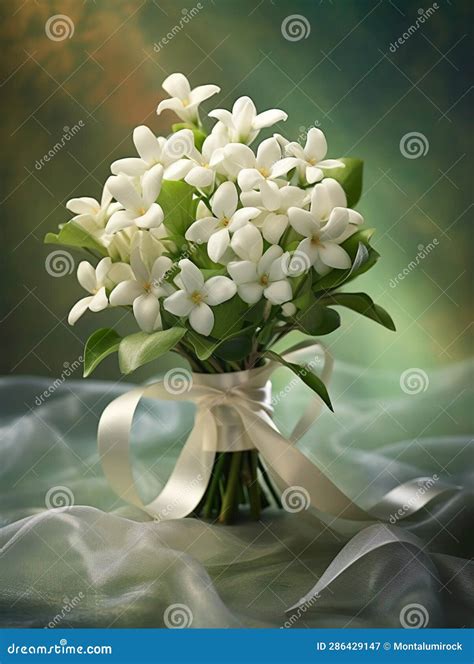 Stephanotis Flower Wedding Bridal Bouquet For Special Moment Stock