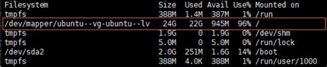 linux dev mapper ubuntu vg ubuntu lv磁盘满了问题解决 哔哩哔哩