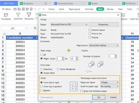 Explanations On Print Interface WPS Office Academy
