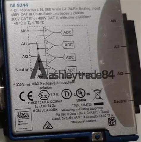1pc Used National Instruments Ni 9244 Ni 9244 Cdaq Analog Input Module