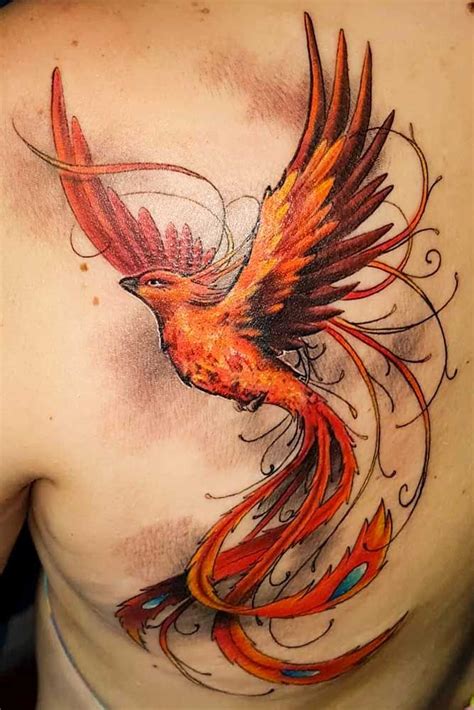 Phoenix Tattoo Designs Meaning Styles Placements And 40 Inspiring