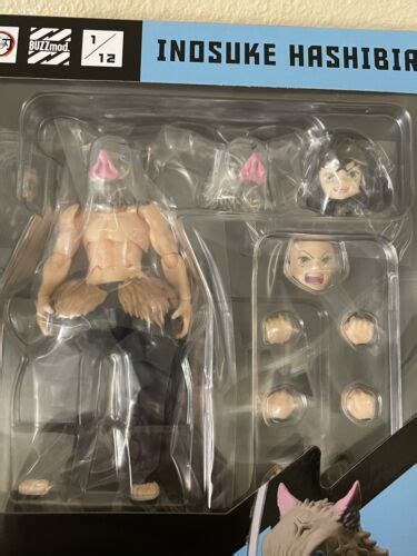 Aniplex Buzzmod Demon Slayer Inosuke Hashibira 1 12 Scale Us Seller