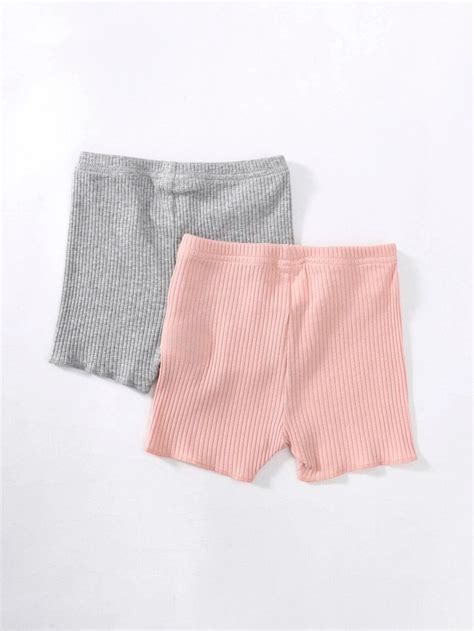 Girls 2pc Rib Knit Shorts Barter Hutt