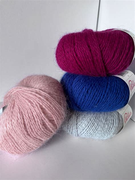 Phildar Angora Knitting Yarn Italian Yarn 100 Wool Yarn For Knitting
