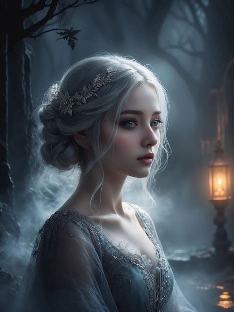 Premium Ai Image A Beautiful Angelic Girl Premium Ai Image A Beautiful Angelic Girl