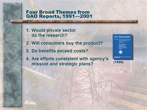 March 5 2002 Lessons Learned From Gaos Evaluation Of The Outcomes Of Randd Programs Presentation