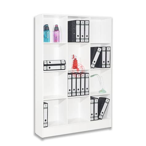 [15mm Thicker] Bookshelf 12 Cube 15 Cube File Rack Storage File Cabinet Display Cabinet