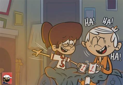 An Animated Image Of Two People Sitting On A Couch With Coffee Mugs In