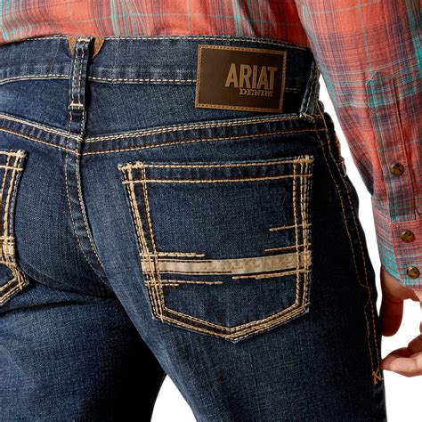 Ariat Mens M8 Modern Ranger Straight Jeans 10048250 Wild Wild