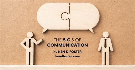 The 5 Cs Of Communication Ken D Foster