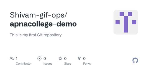 Github Shivam  Opsapnacollege Demo This Is My First Git Repository