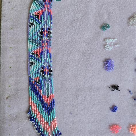 Triangle Beaded Earrings Pattern Abstract Modern Earrings Pattern Pdf Etsy