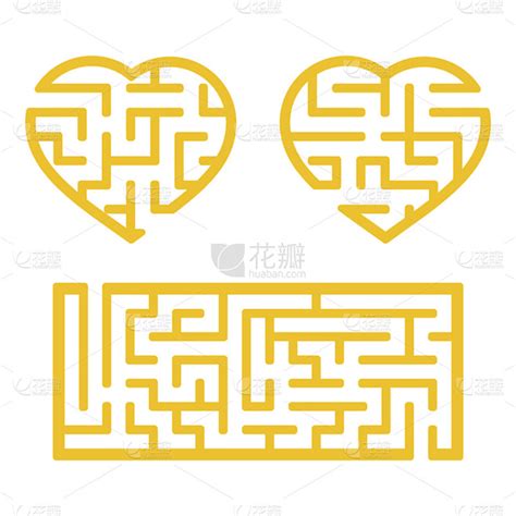 迷宫游戏谜题游戏团体性运动秘密策略模板练习搜寻剪影