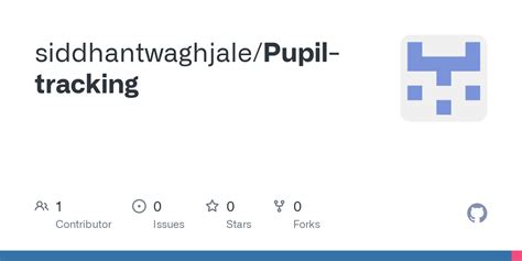 GitHub Siddhantwaghjale Pupil Tracking