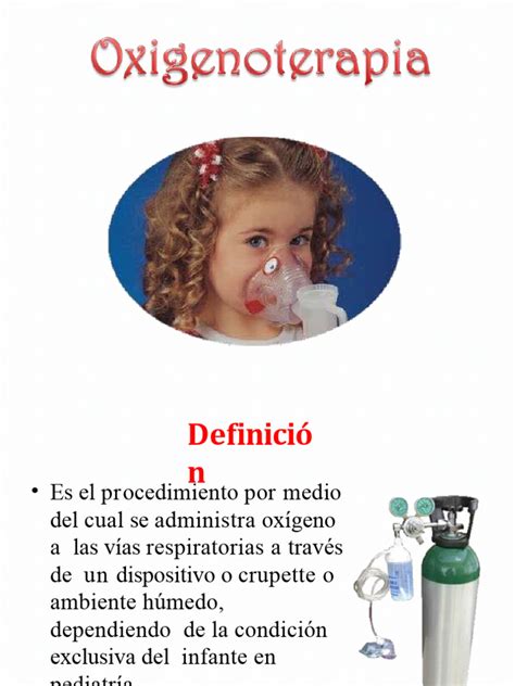 Oxigenoterapia Pdf Sistema Respiratorio Pulmón