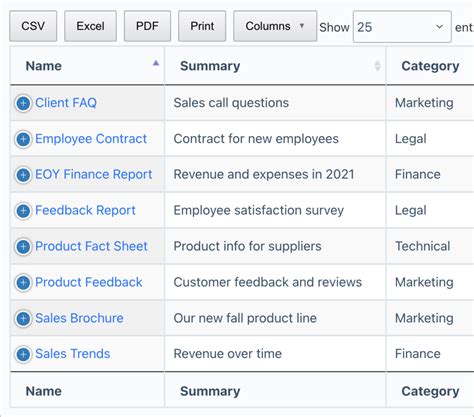 datatables layout gravityview display gravity forms entries in a table