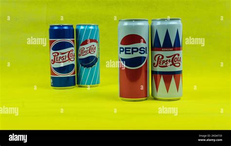 Kuala Lumpur Malaysia 9 Oct 2022 Pepsi Drink In Cans Special