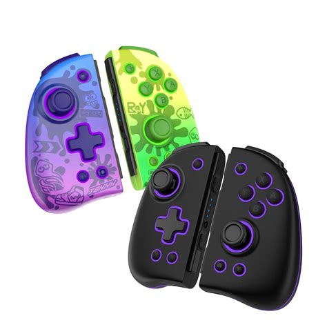 Joypad Mec Nico Ine Neptune Para Swtich Lite Oled Con Auto Fire Turbo Macro Alps Sensor