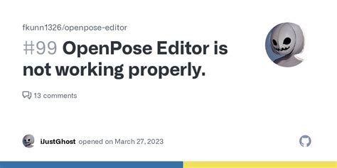 openpose editor is not working properly · issue 99 · fkunn1326