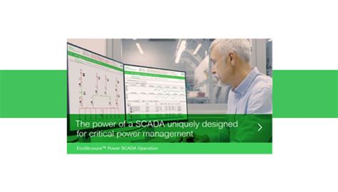 Ecostruxure™ Power Scada Operation Edge Control Software Schneider Electric Uk