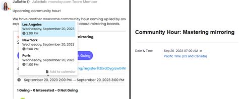 Upcoming Community Hour Mastering Mirroring Community Events