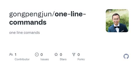 Github Gongpengjunone Line Commands One Line Comands