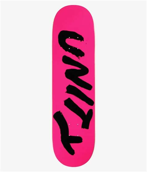 Unity Wet 8 25 Skateboard Deck Pink Black Bgsbali