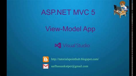 ASP Net MVC ViewModel Application Database SQL Server Visual Studio YouTube
