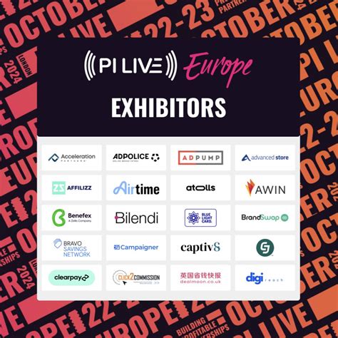 Take A Look At All Of The Exhibitors Joining Us At Pi Live Europe Next