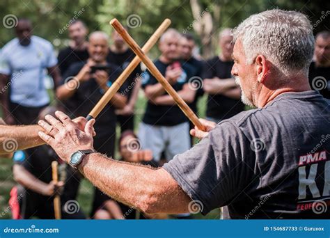 Kapap Instructor Fabian Garcia Demonstrates Filipino Escrima Stick