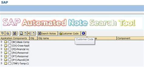 Automated Note Search And Customer Code Detection SAP Community