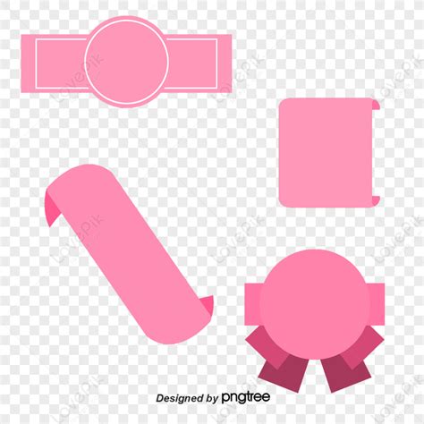 핑크 가로폭제목 Png 일러스트 무료 다운로드 Lovepik