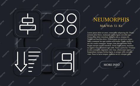 Premium Vector Button Menu Set Icon Arrows Tiles Apps Shapes List