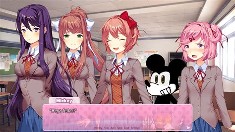 Dokis Meets Mickey Mouse Ddlc Dialog Gen Ddlc