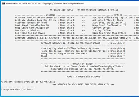 Activate Aio Tools Version 3 1 3 Tool Active Kích Hoạt Windows