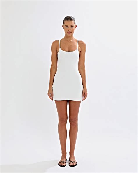 Oli Mini Dress White One Mile The Label
