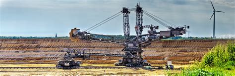 Excavators Bucket Wheel Excavators Open Pit Mining 4k Hd Wallpaper